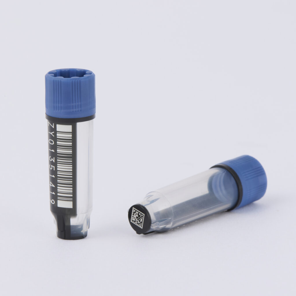 CryoTrack 2D, 0.55ml external thread tube - Eureka Technologies Inc.