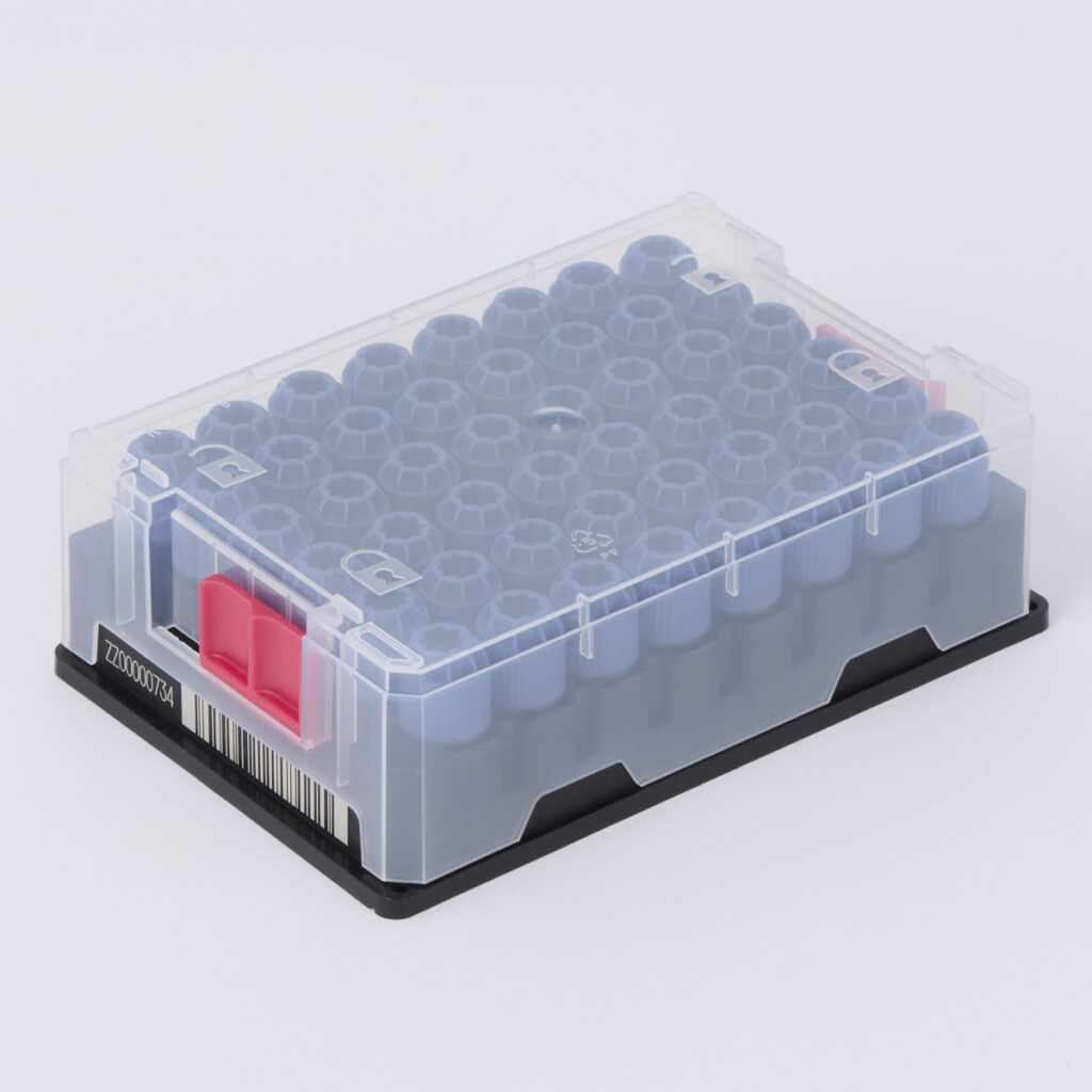 SBS tube rack for 2D barcoded tubes - Eureka Technologies Inc.