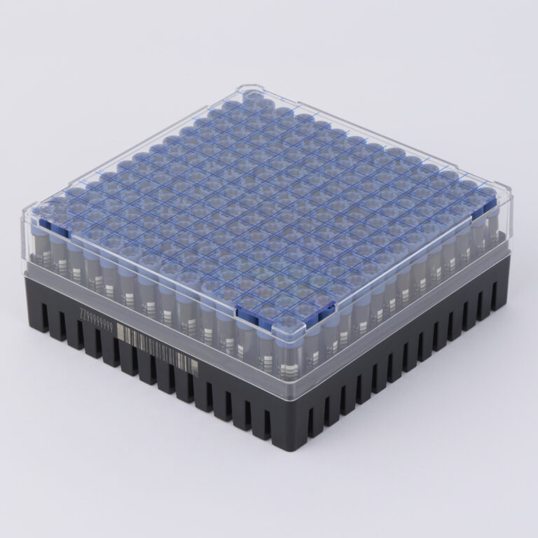 Freeze box for 2D barcoded tubes - Eureka Technologies Inc.