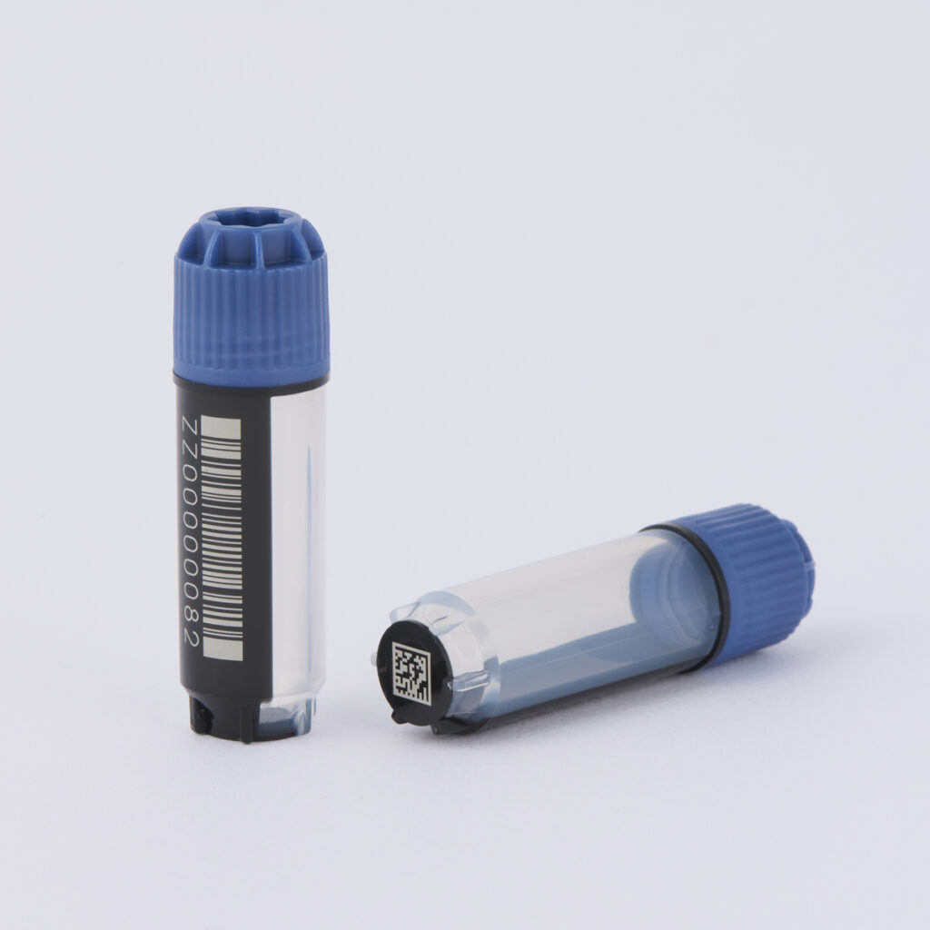 CryoTrack 2D, 2.0ml external thread tube - Eureka Technologies Inc.